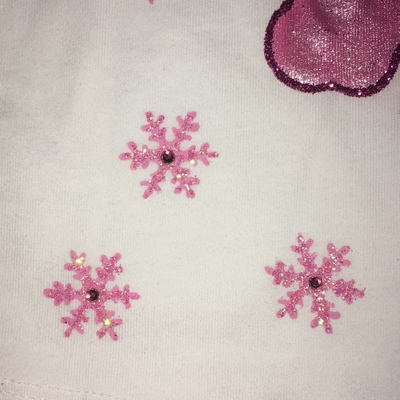 Garanimals | Shirts & Tops | Girls Christmas Winter Top Pink Snowflakes ...